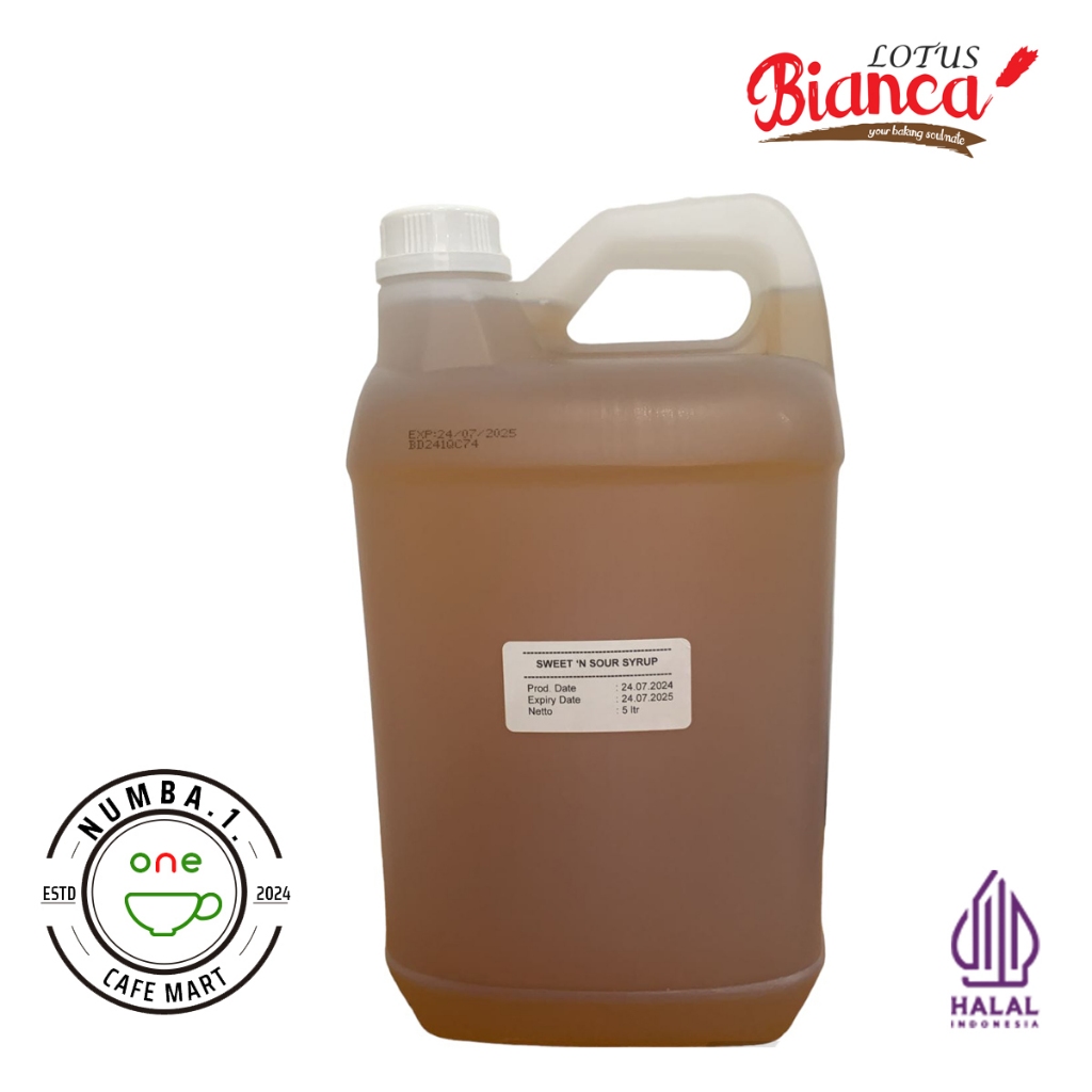 Jual 5 lt Sweet and Sour Syrup (Lemon Syrup) | Shopee Indonesia