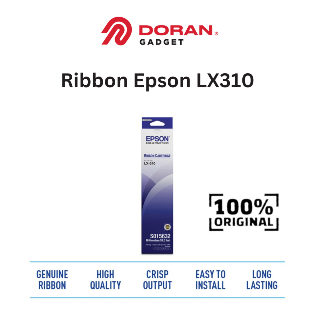 Jual Tinta Epson Ribbon Catridge LX-310 LX310 Pita Printer Original ...