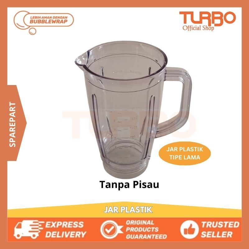 Jual [TANPA PISAU] Turbo Jar Plastik / Gelas Blender Plastik 2L Tipe ...