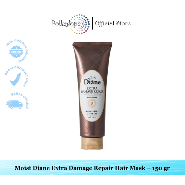 Jual POLKADOPE - Moist Diane Extra Damage Repair Hair Mask 150gr - 1 ...