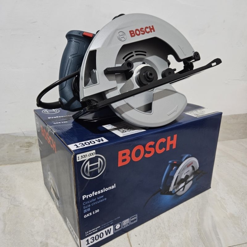 Jual Mesin Gergaji BOSCH GKS 130 Circular Saw 1300W Putra Inti | Shopee ...