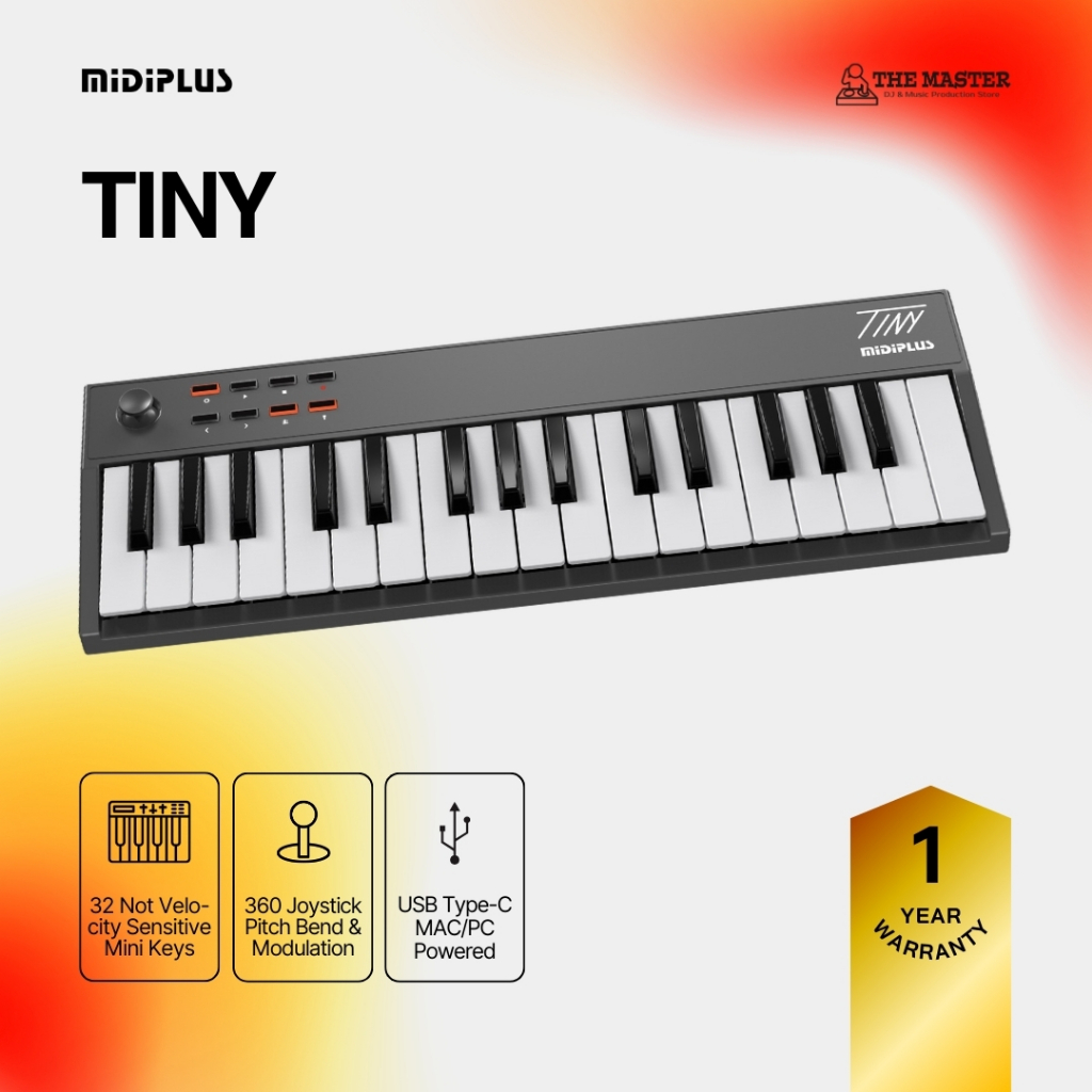 Jual MIDIPLUS TINY 32 Key USB Keyboard Midi Controller | Shopee Indonesia