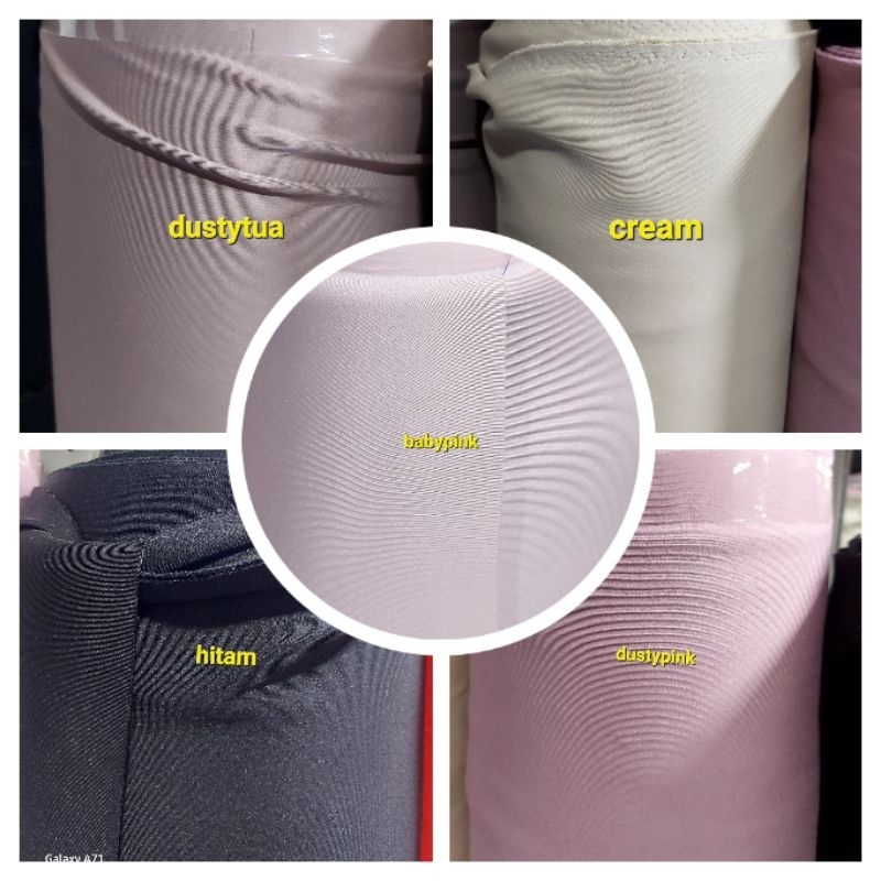 Jual Kain scuba neoprene polos premium | Shopee Indonesia