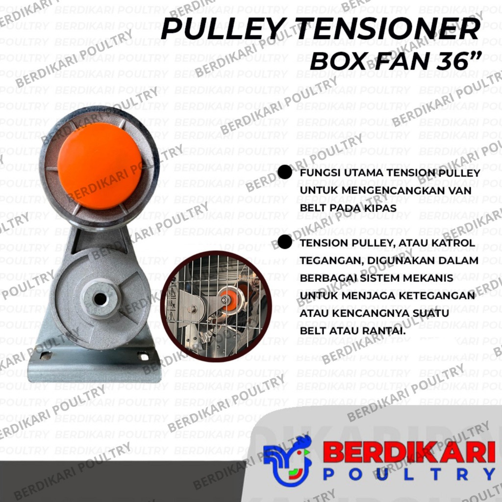 Jual PULLEY TENSIONER BOX FAN 36" - ALAT TERNAK KANDANG AYAM | Shopee ...