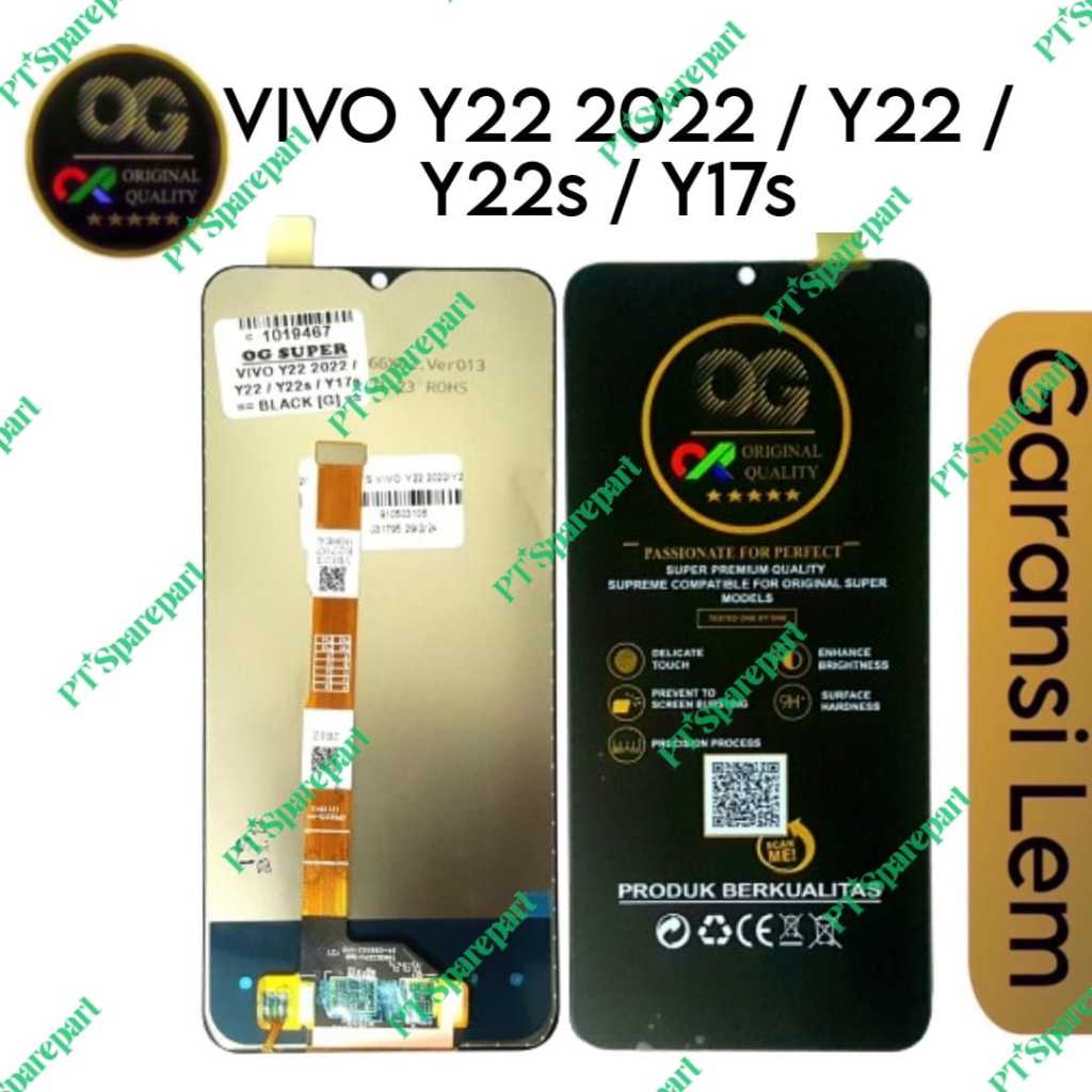 Jual LCD Touchscreen Fullset Vivo Y22 2022 / Y22s / Y17s / Y28 / V2207 ...