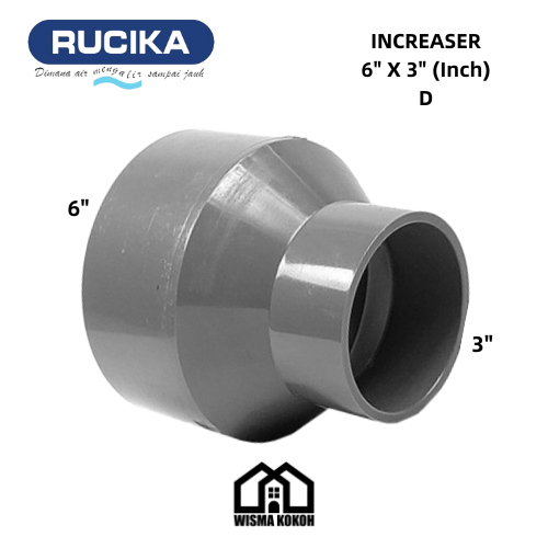 Jual RUCIKA VLOK SOK / INCREASER PVC 6" X 3" (Inch) D | Shopee Indonesia