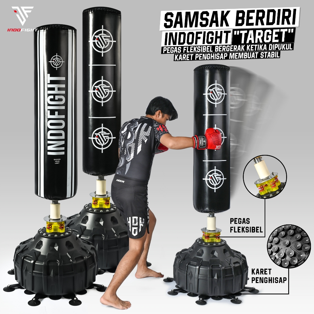 Jual Samsak Berdiri Indofight Standing Punching Bag Samsak Tinju ...