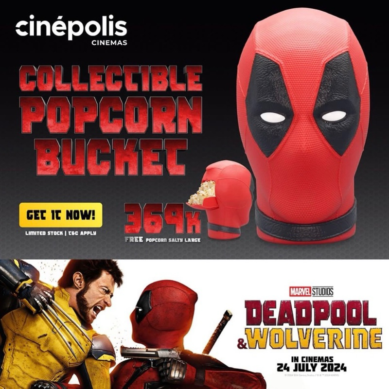 Jual [LAST STOCK] Merchandise XXI Café x Deadpool & Wolverine ...