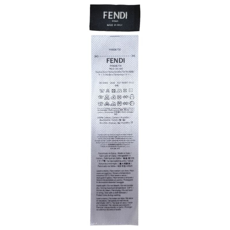 Jual LABEL TAG WASH FENDI KUALITAS TINGGI ONE SET | Shopee Indonesia