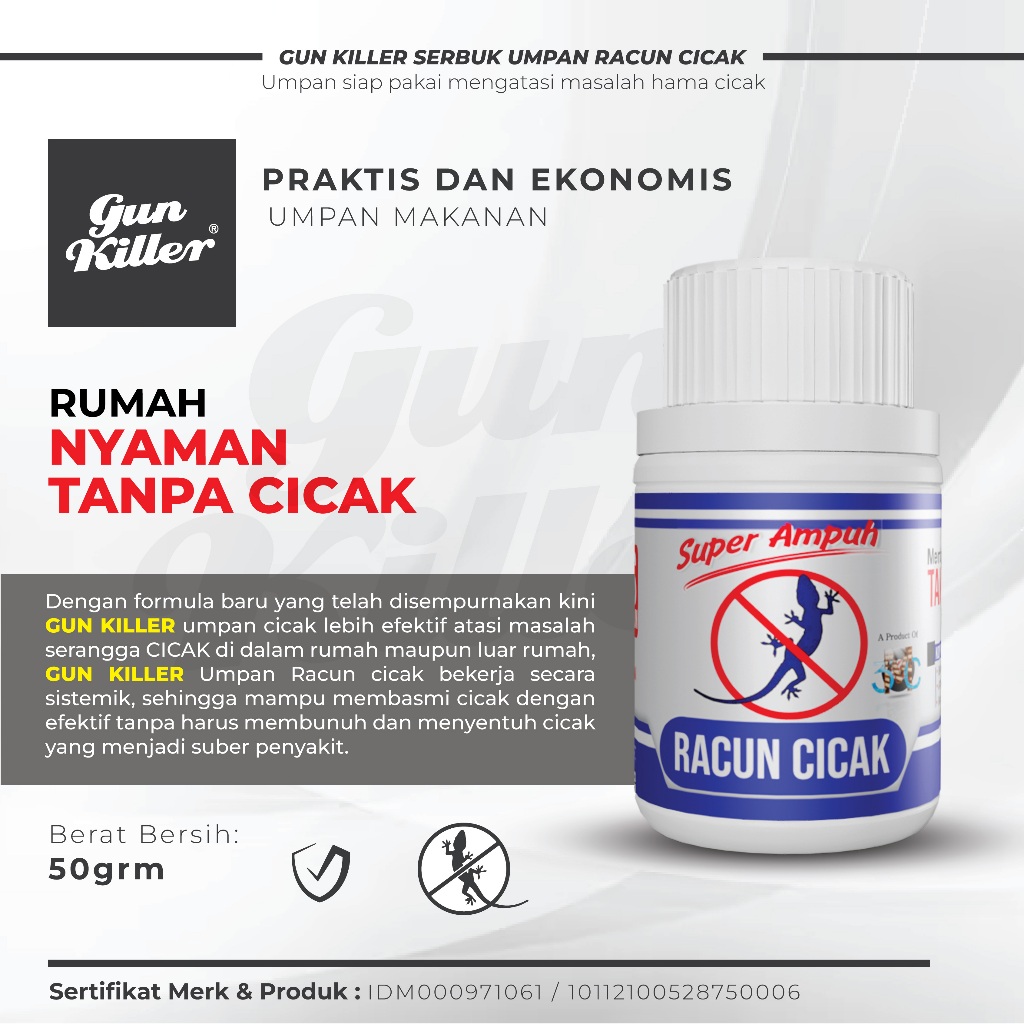 Jual Racun Obat Pengusir Pembasmi Tokek Dan Cicak Super Ampuh | Shopee ...