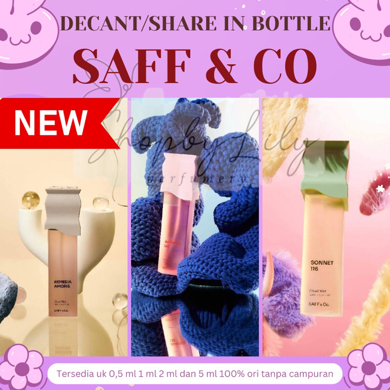 Jual [ DECANT/SHARE ] Saff & Co - CLOUD MIST Annabel Lee | Sonnet 116 ...