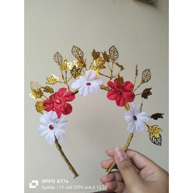 Jual bando sakura merah putih buat karnaval dannari | Shopee Indonesia