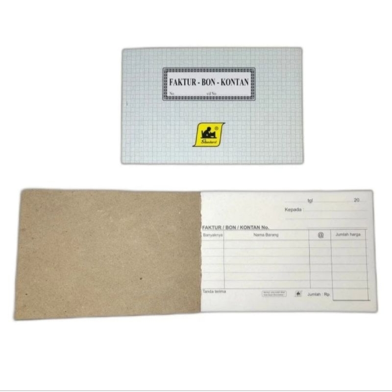 Jual Bon Faktur Rangkap 2 Kecil Merk Standard Harga Per pcs | Shopee ...