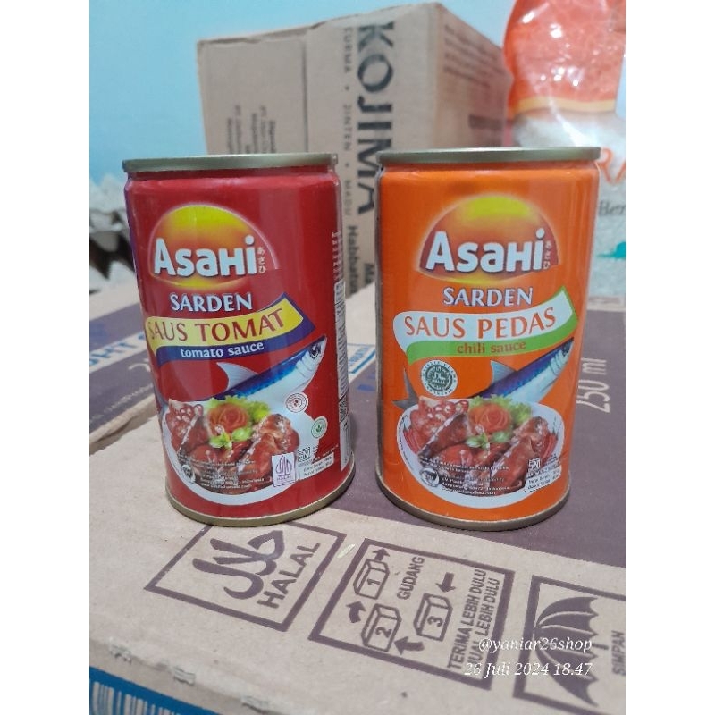 Jual ASAHI SARDEN SAUS TOMAT DAN PEDAS 155GR | Shopee Indonesia
