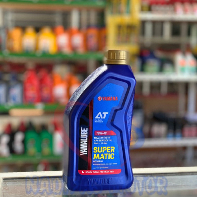 Jual Oli YAMAHA YAMALUBE SUPER MATIC Original 1 L 10W-40 Oil Motor ...