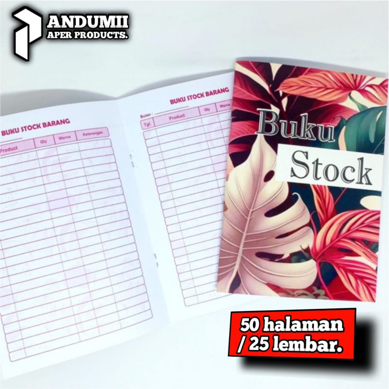 Jual BUKU REKAP STOK / BUKU REKAP STOK ONLINE SHOP / BUKU REKAP STOK ...