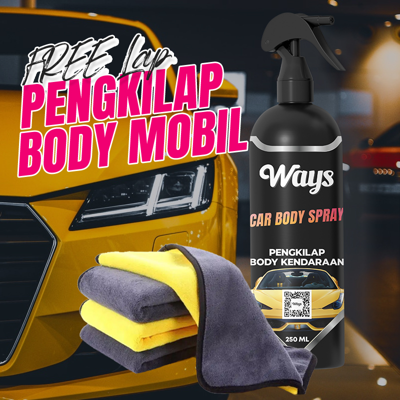 Jual Pengkilap Body Mobil Motor Helm Glossy Doff / Car Body Spray Semi ...
