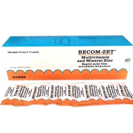 Jual BECOM-ZET TAB (STRIP) | Shopee Indonesia