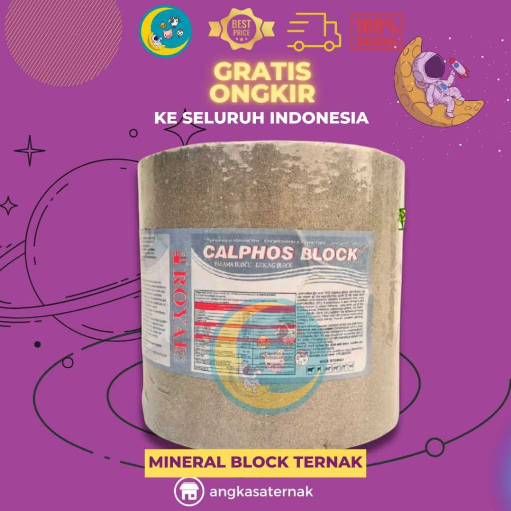 Jual MINERAL BLOK CALPHOS 5 KG - MINERAL BLOCK CALPHOS 5 KG - MINERAL ...