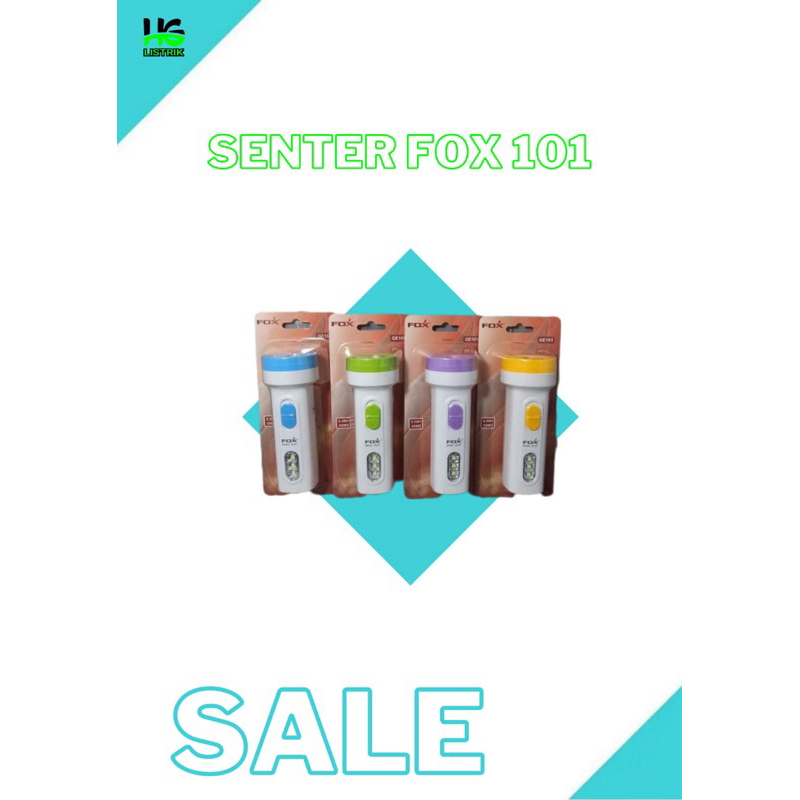 Jual Senter FOX GE101 Charge dan Emergency Multifungsi | Shopee Indonesia