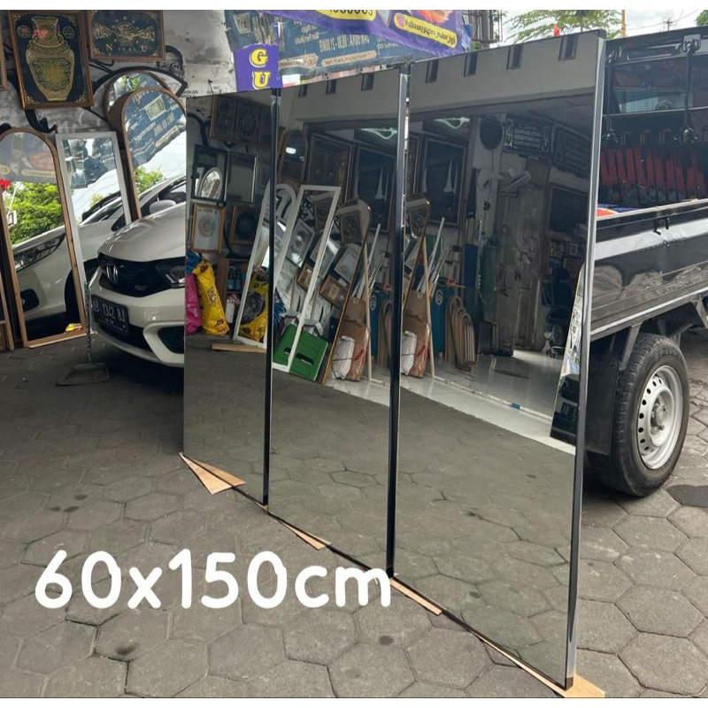 Jual Cermin Frameless 60x154cm barbershop Salon Butik Klinik Cermin ...
