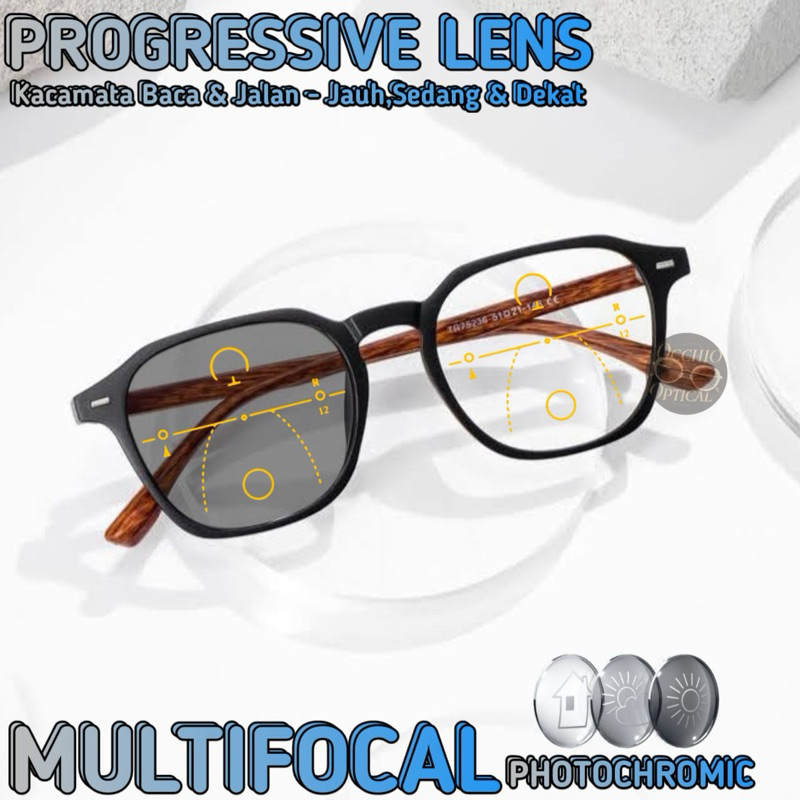 Jual Kacamata Progresif Photochromic Pria/Wanita | Kacamata Baca dan ...