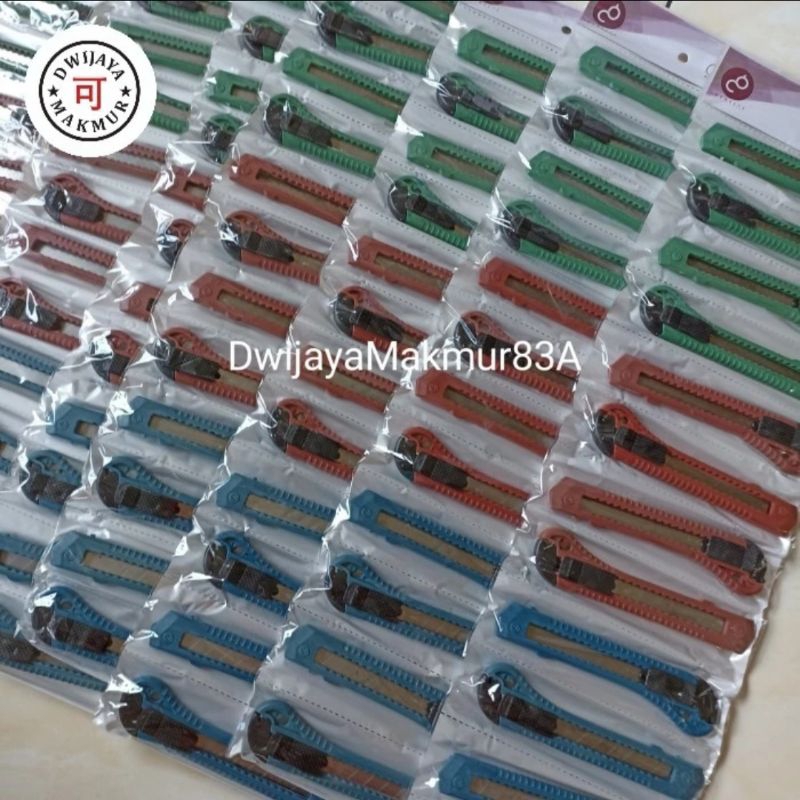 Jual Cutter Rencengan / Cutter Rentengan Murah 1 Lusin (12 Buah ...