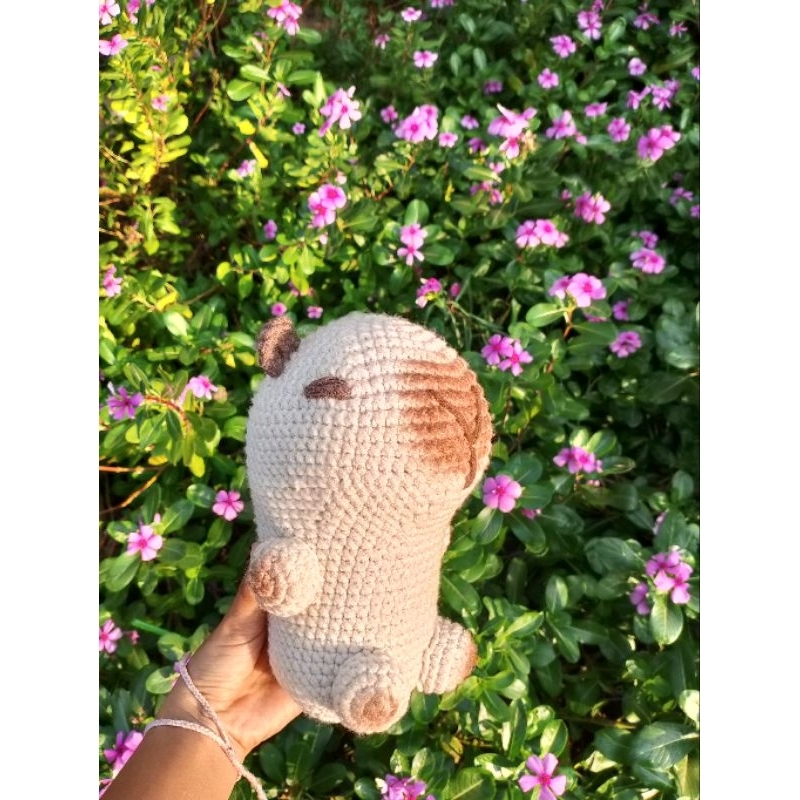 Jual boneka rajut capibara / amigurumi capibara / capibara / barang ...
