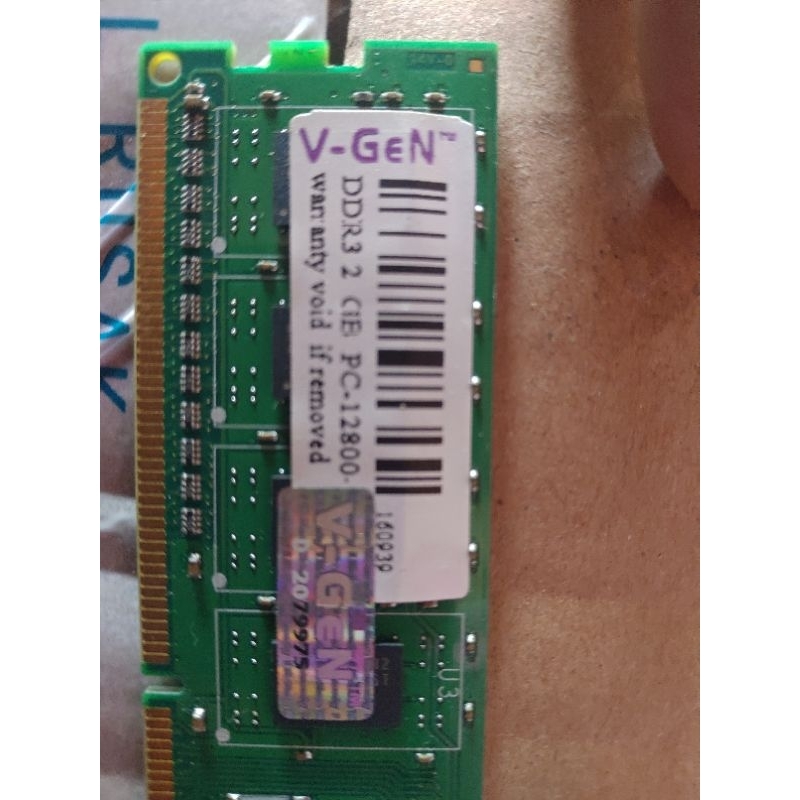 Jual Ram PC DDR3. Merek V-Gen. 2gb | Shopee Indonesia