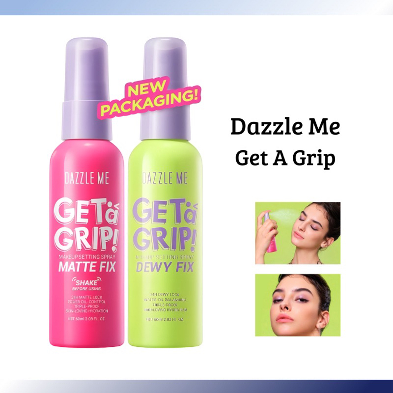 Jual Dazzle Me Get A Grip Make Up Setting Spray 60ml | Shopee Indonesia