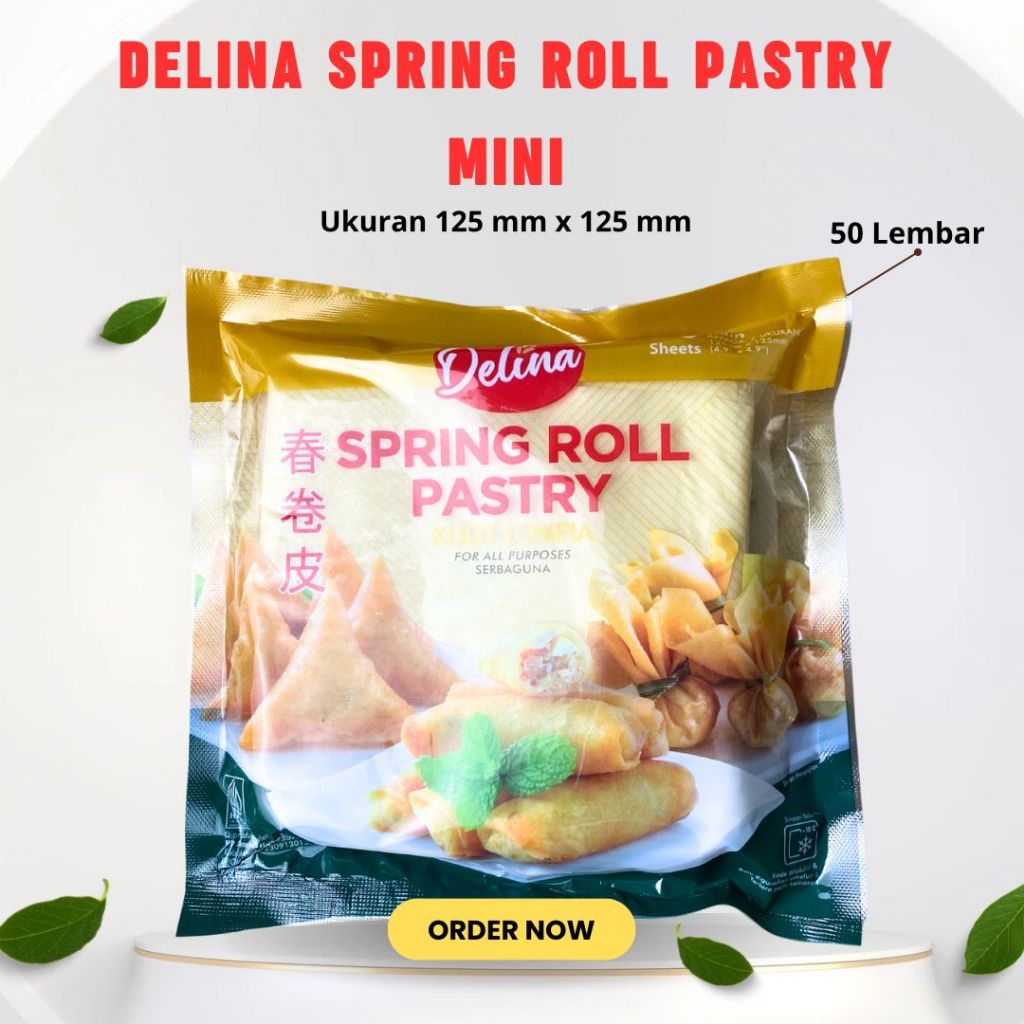 Jual Delina Spring Roll Pastry Kulit Lumpia 250 gr/500gr | Shopee Indonesia