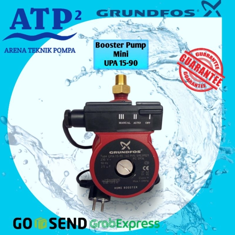 Jual Grundfos UPA 15-90 Booster Pump Mini Pompa Air Pendorong | Shopee Indonesia