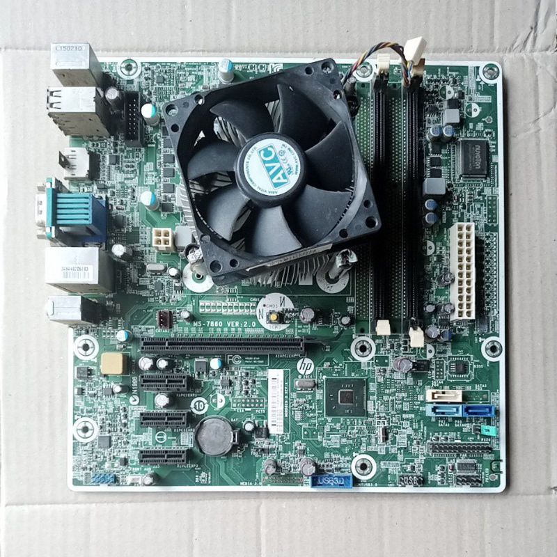 Jual Motherboard H81 Soket LGA 1150 plus prosesor i3 dan Fan MERK ...