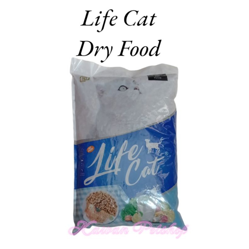 Jual Life Cat Dry Food Makanan Kucing 1 Kg | Shopee Indonesia