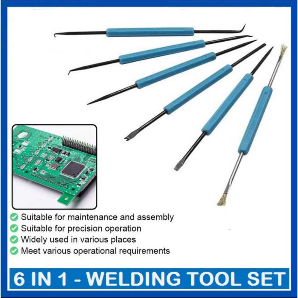 Jual Alat Bantu Solder Soldering Assist Tool Set Kit Service Elektro 6 ...