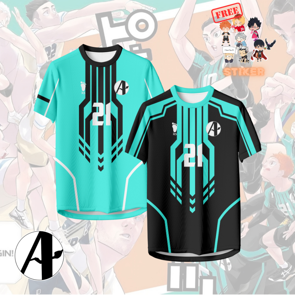 Jual KQ Jersey Haikyuu All Star Team fullprint Anime Karasuno Desawa ...