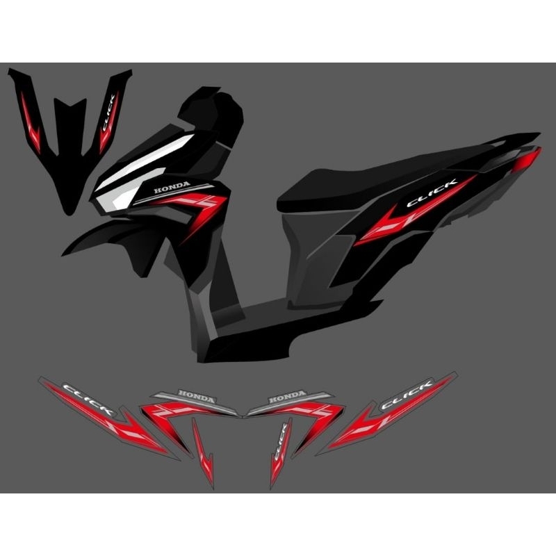 Jual Striping Sticker Vario new led 125i gen 2 transparan design ...