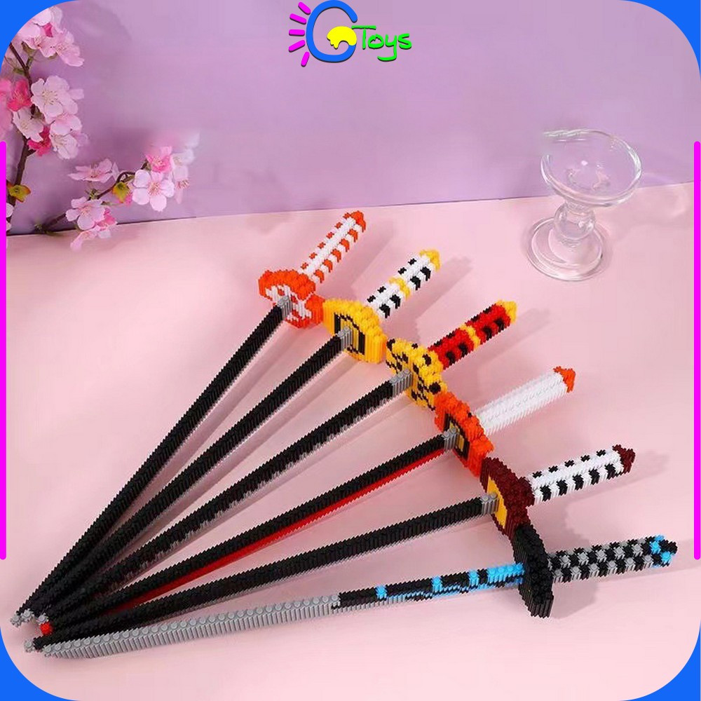 Jual CR-M357 Mainan Pedang Block Mini DIY Bricks Balok Susun Edukasi ...