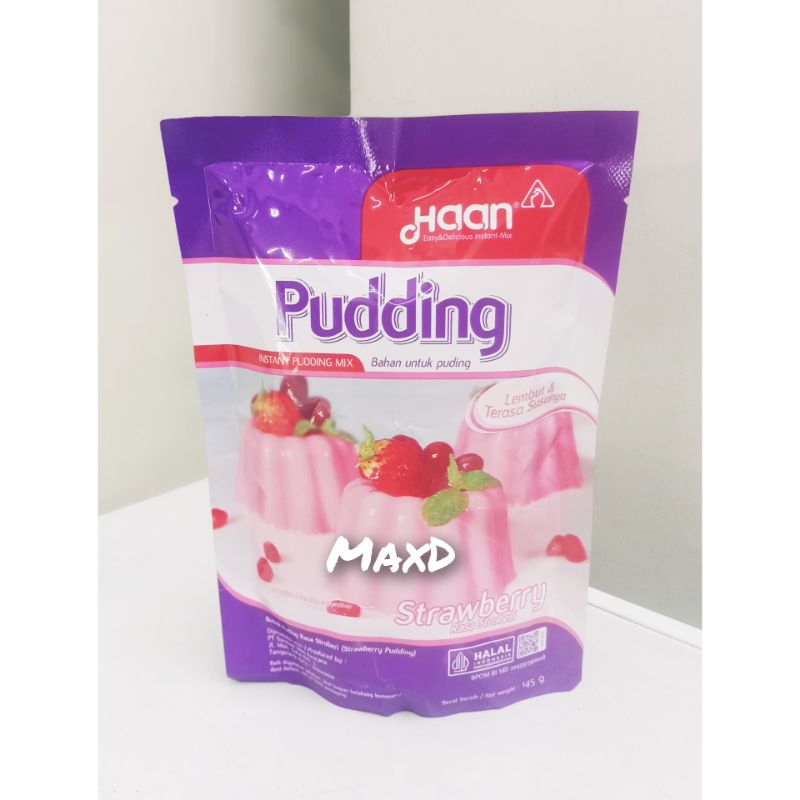 Jual Haan Pudding Strawberry 145 gr 1 Pcs (EXP. 23 MEI 2026) | Shopee ...