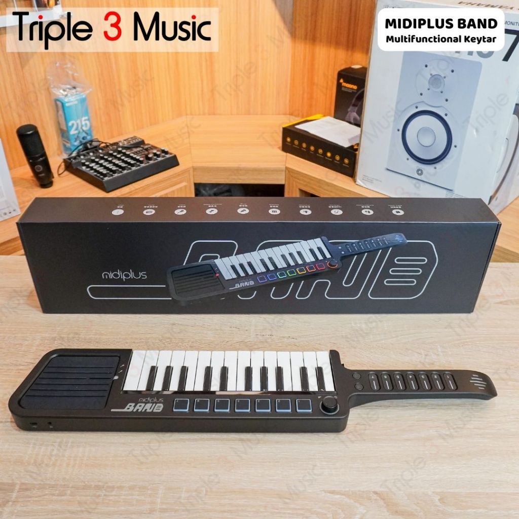 Jual Midiplus BAND Keytar Keyboard gitar multifungsi midi controller ...