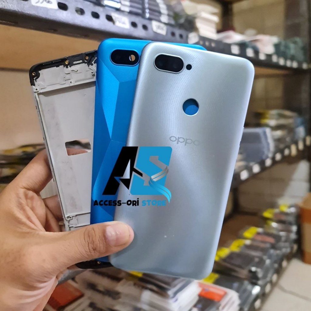 Jual Casing Housing Fullset Backdoor + Frame LCD HP Oppo A12 A12S ...