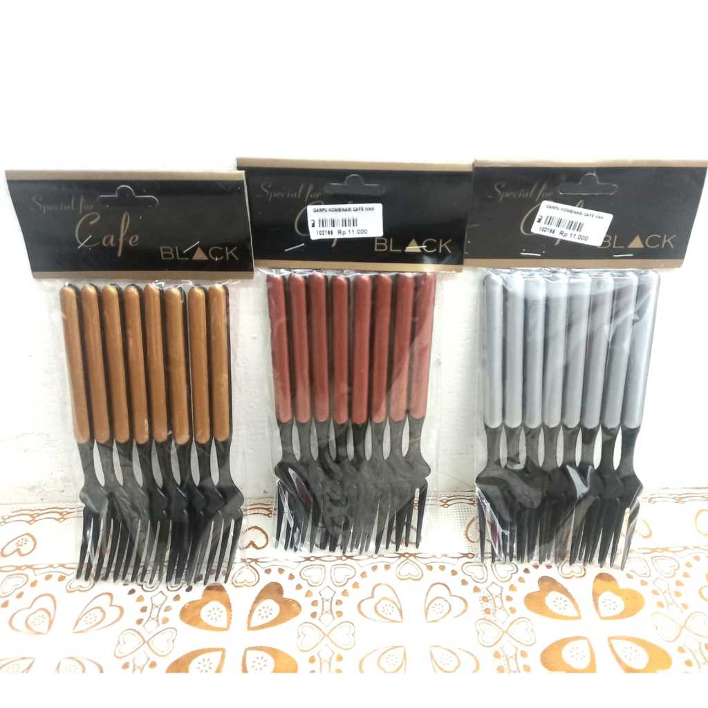 Jual Garpu Kombinasi Cafe Ivan | Alat Makan Garpu Dessert Plastik ...