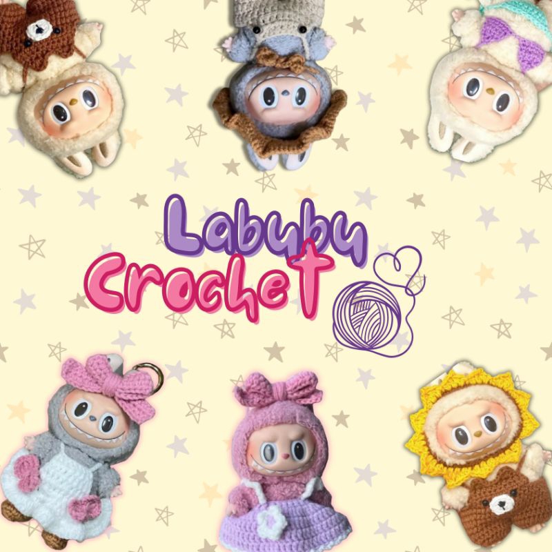 Jual Labubu Crochet Clothes Hat Baju dan Topi Boneka Labubu | Shopee ...