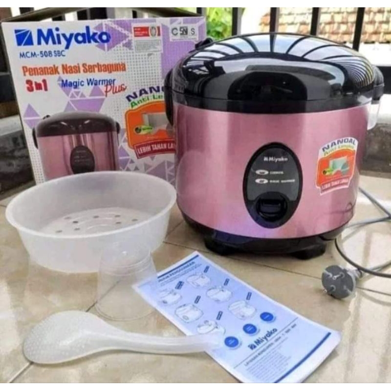 Jual MIYAKO magic com 1.8 liter MCM 508 SBC rice cooker miyako 508 sbc ...