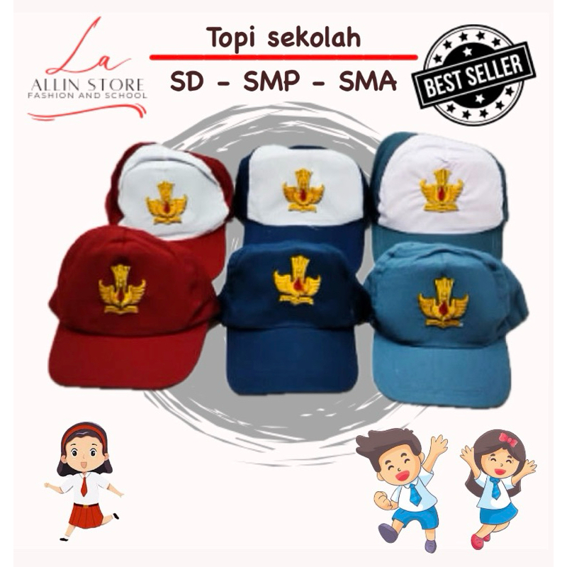 Jual Topi Sekolah SD SMP SMA | Shopee Indonesia