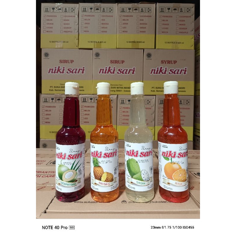 Jual SIRUP NIKI SARI 625 ML BOTOL PLASTIK 1 DUS ISI 12 | Shopee Indonesia