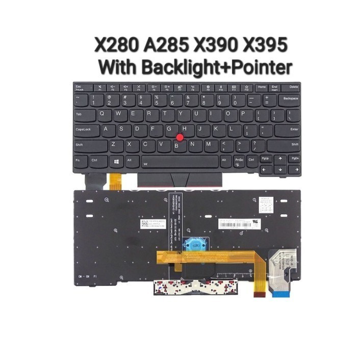 Jual KEYBOARD LNV THINKPAD X280 X280 X395 X390 TYPE 20KF 20KE SERIES ...
