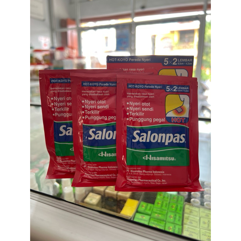 Jual Salonpas Hot 5 x 2lbr | Shopee Indonesia