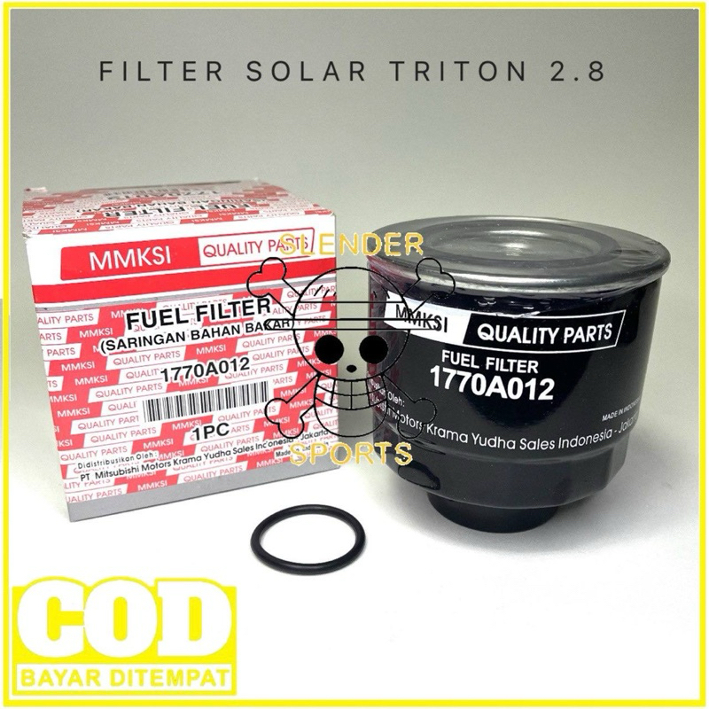 Jual FILTER SOLAR TRITON 2.8 - FUEL FILTER MITSUBISHI TRITON 2.8 GLX ...