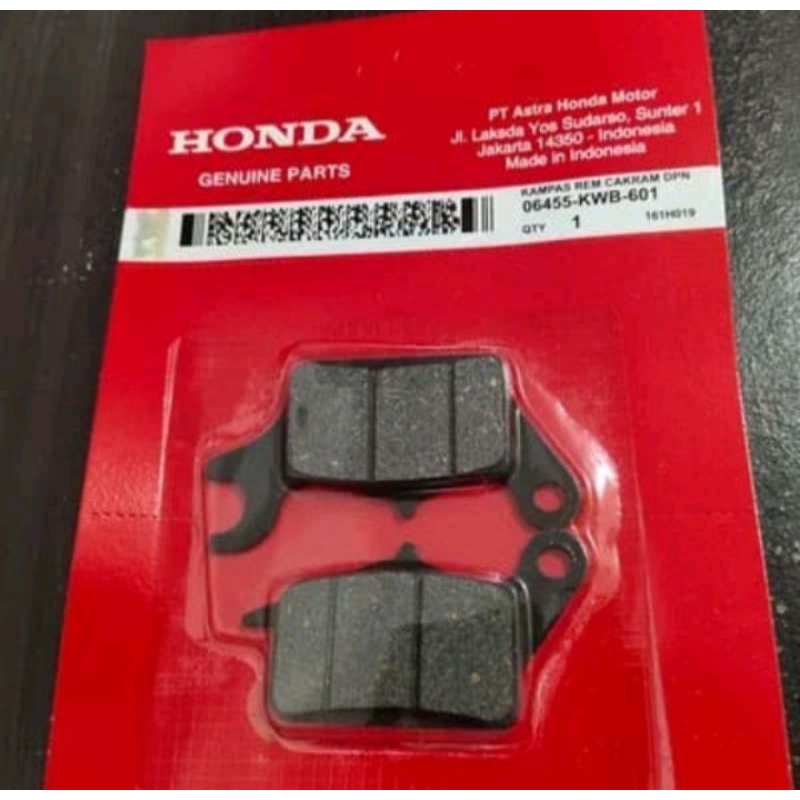 Jual Dispad Kampas Rwm Cakram Depan Honda Blade Revo 110 Abs Supra X ...